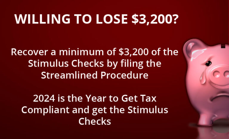 2024 is the Year to Get Tax Compliant and get the Stimulus Checks | US ...